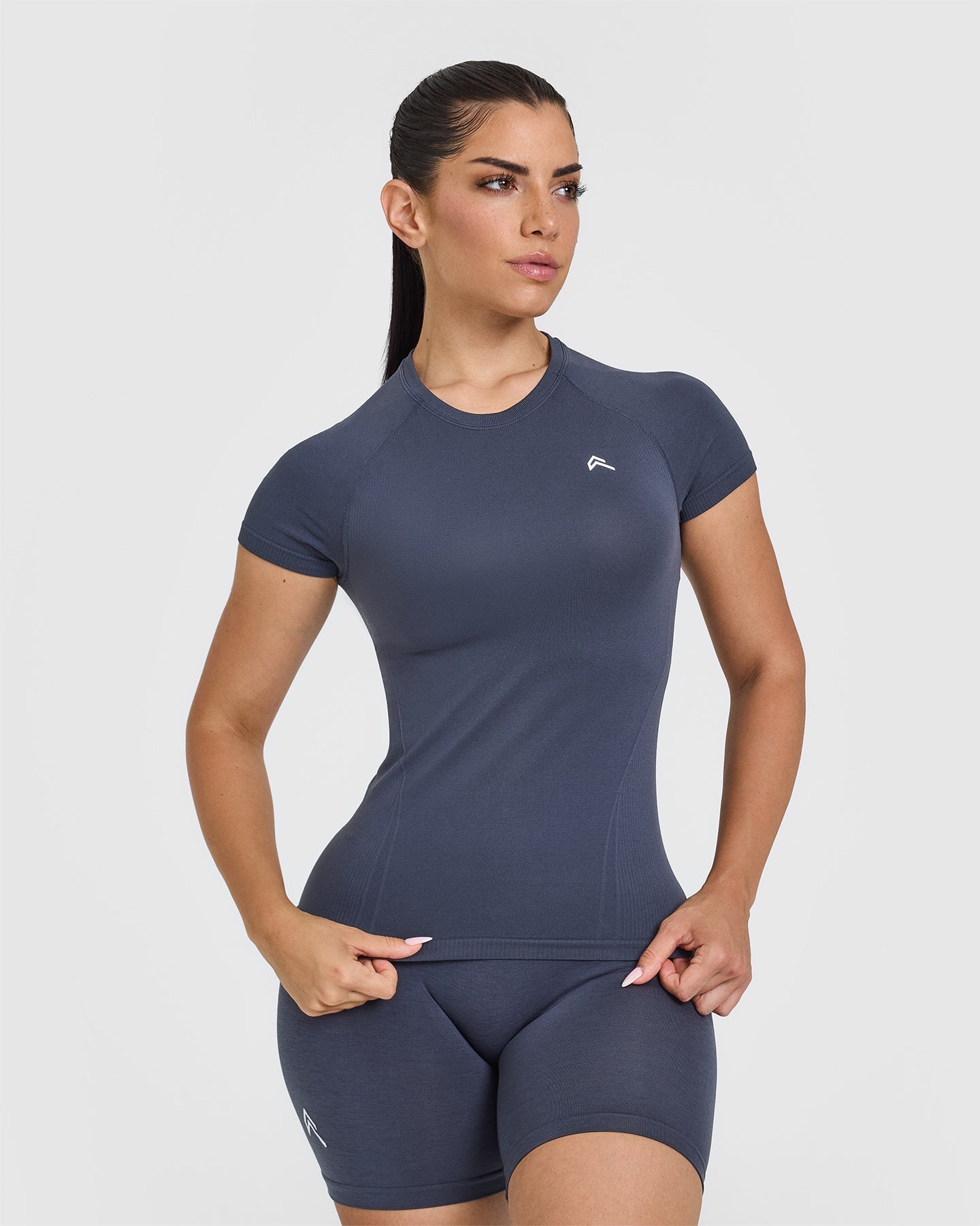 Blue Gym Top Women's - Fitted | Oner Active AU & NZ