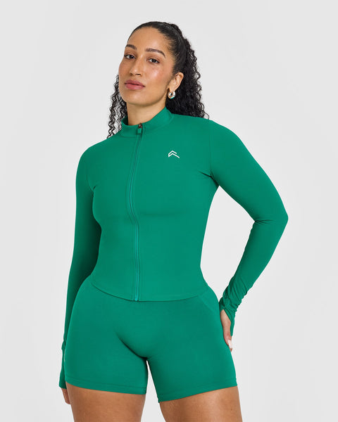 Sports Performance Jacket Womens - Green | Oner Active AU & NZ